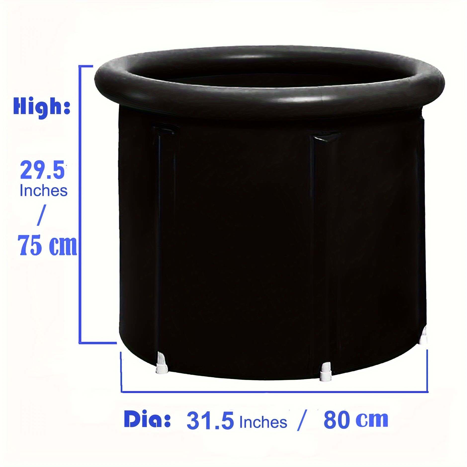 Large Ice Bath Tub For Athletes Multiple Layered Portable Ice Bath Tub ...