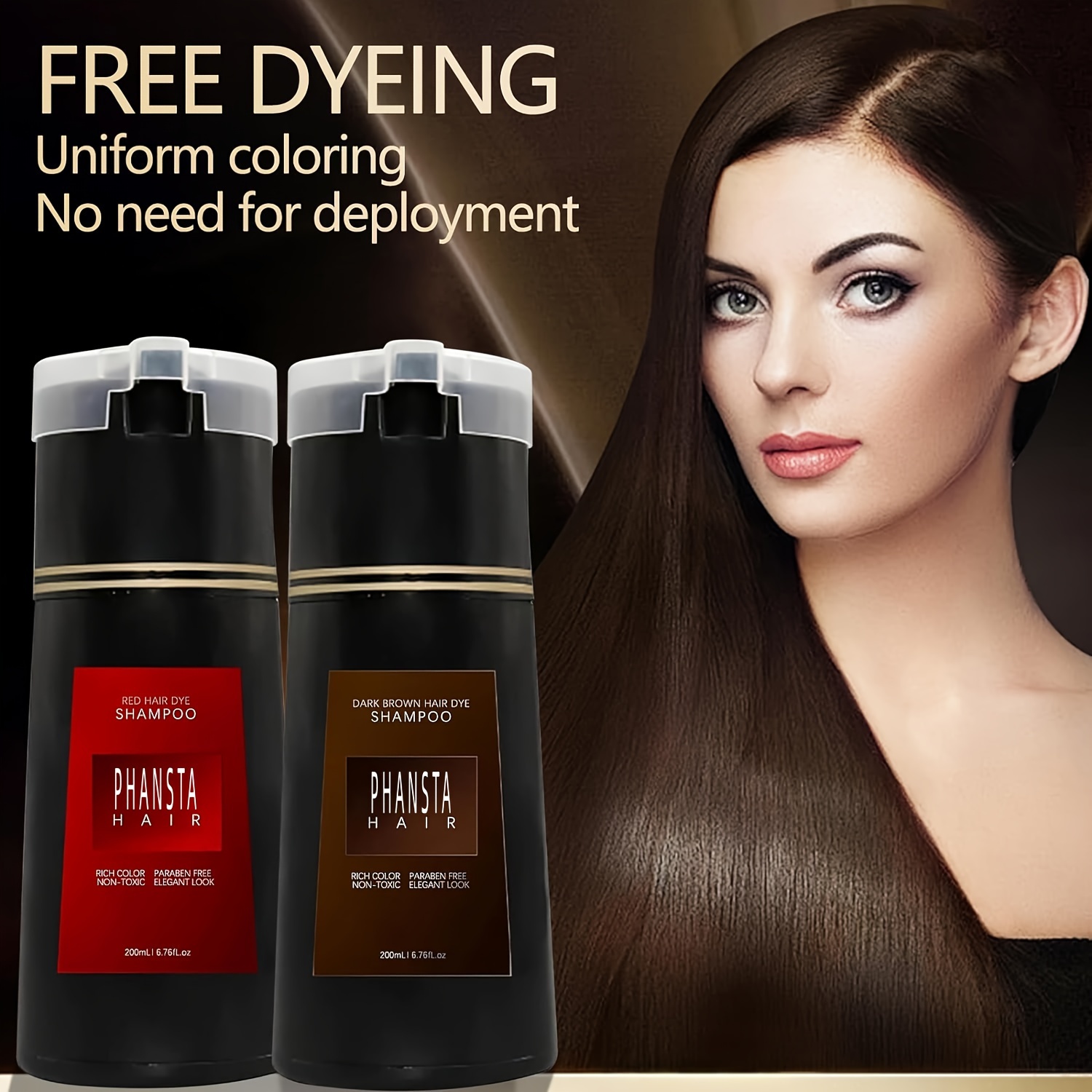 Phansta Hair Dye Shampoo, Phansta Hair Instant Dye Shampoo For Men ...