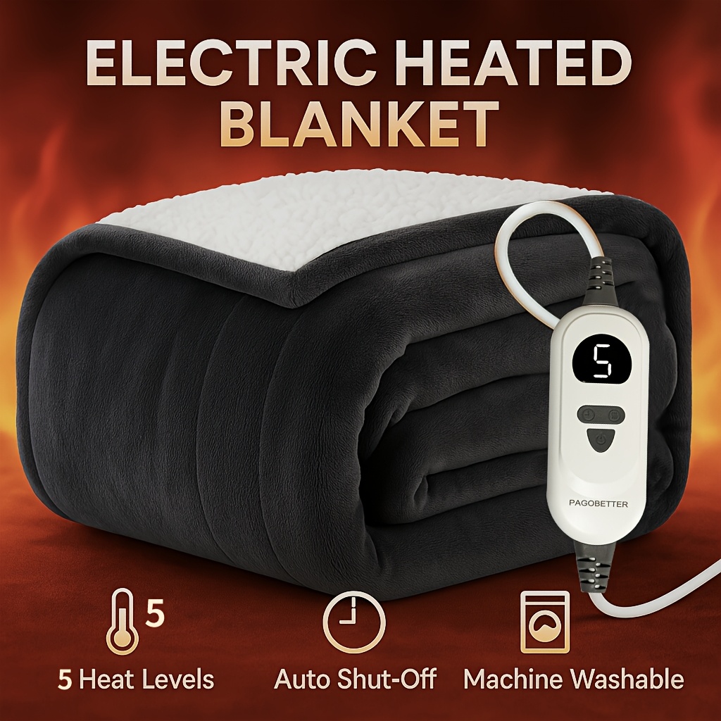 electric blanket sold on Temu United States