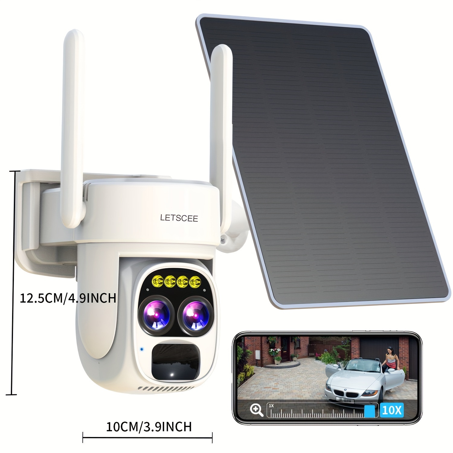 Cameras Home Security Outside battery Powered Wifi - Temu