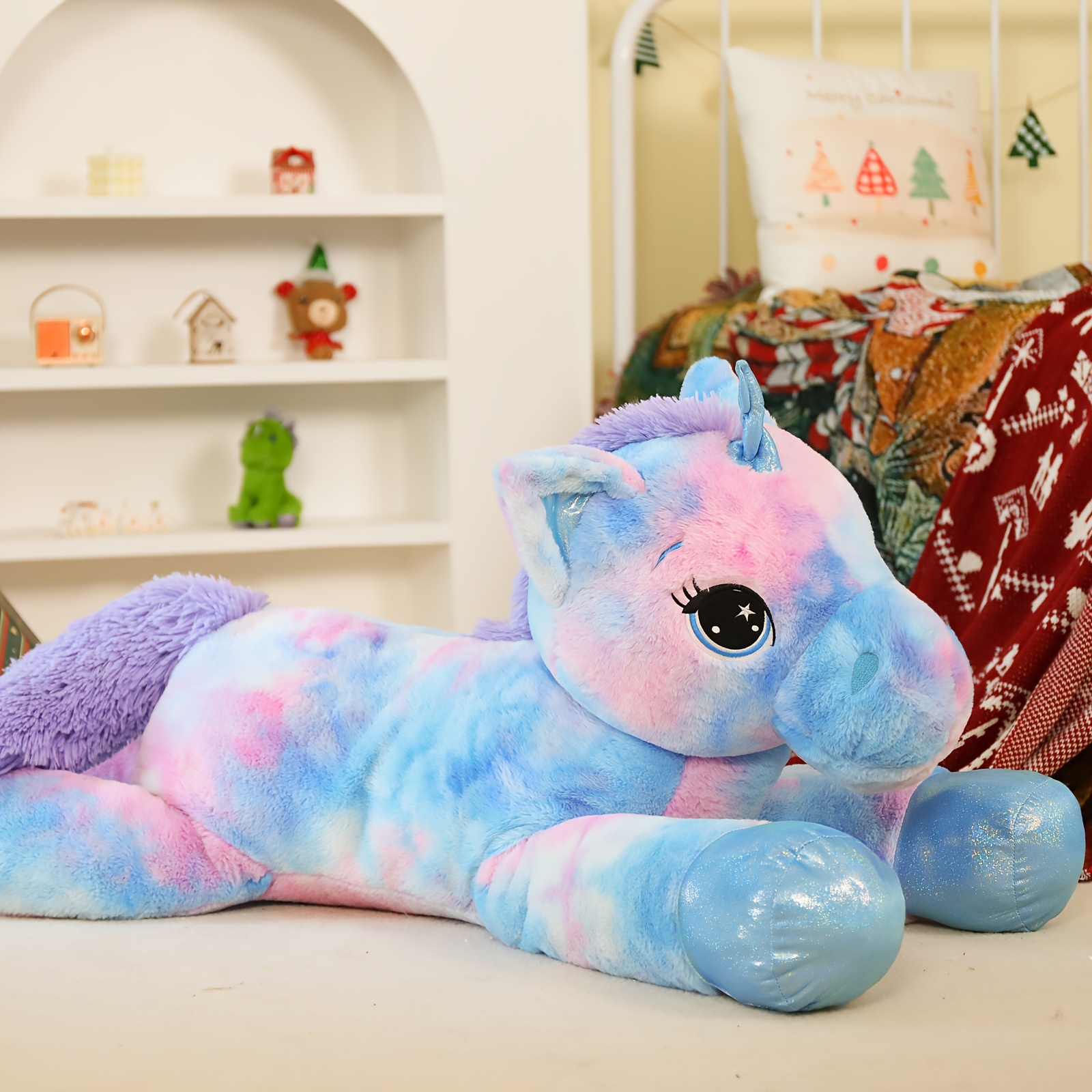 Giant Unicorn Stuffed Animal Plush Toy Big Rainbow Cuddly - Temu