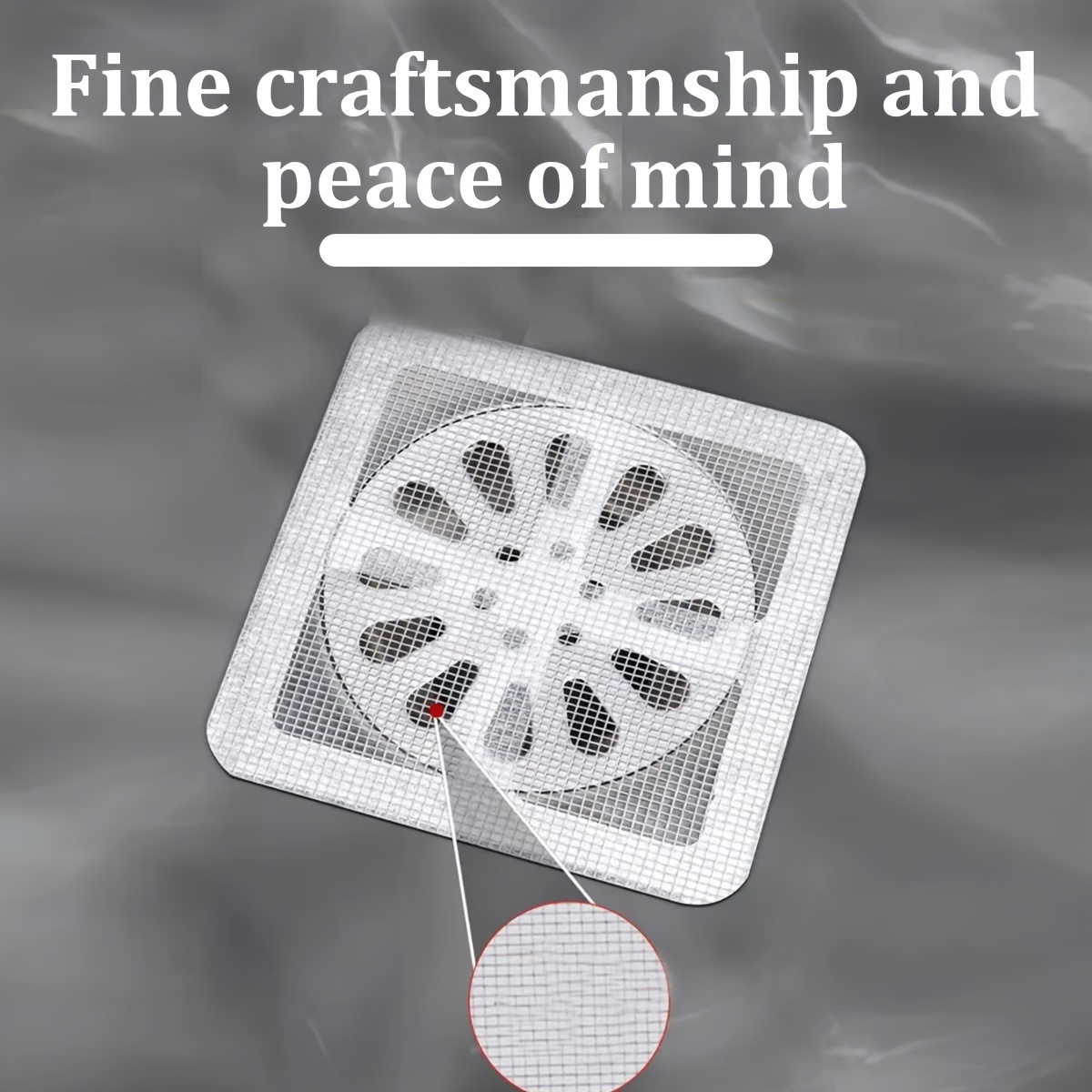 Self adhesive Hair Catcher Drain Strainers Fine Mesh Sewer - Temu