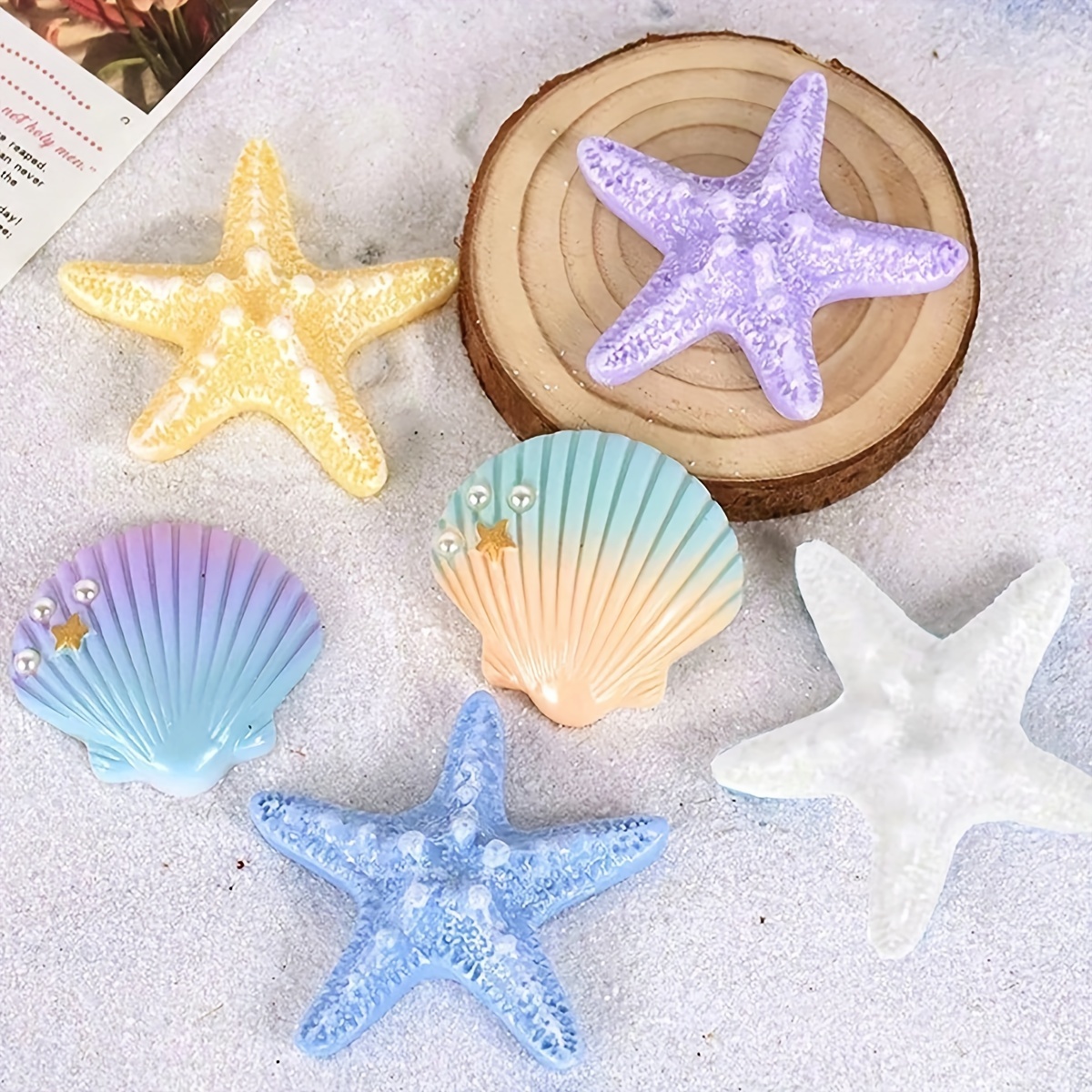 Ocean themed Cake Toppers Set Seashell Conch - Temu