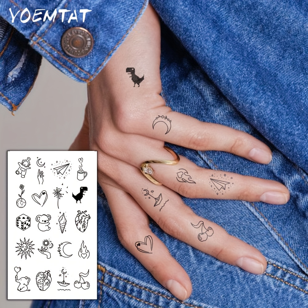 Cute finger tattoos - Bronctattooaus.com
