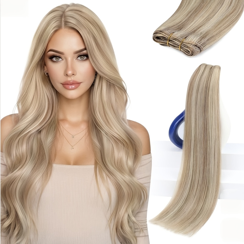 human hair sew in bundle sold on Temu United States