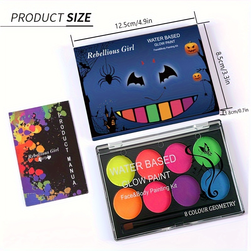 Colors Glow outlet In Dark Face