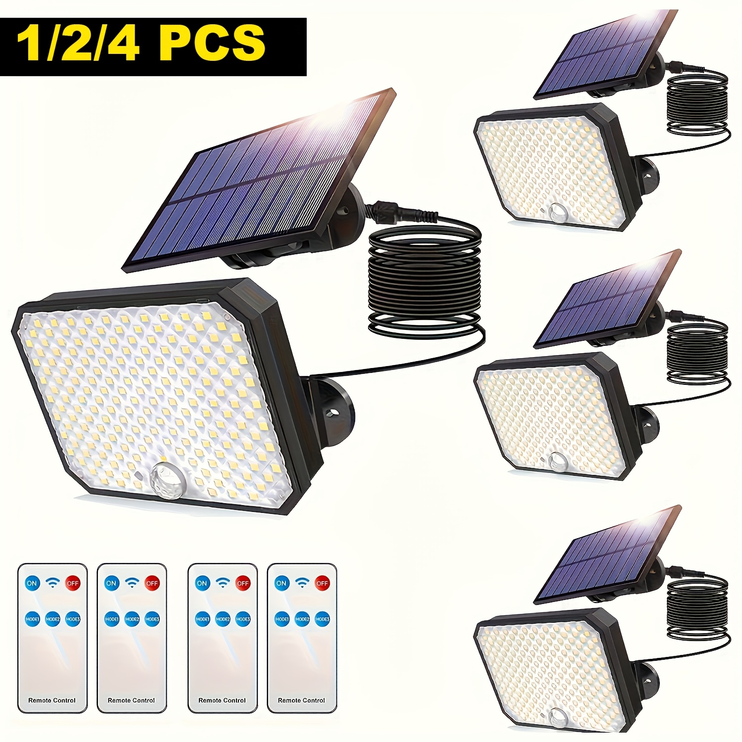 solar lights sold on Temu United States