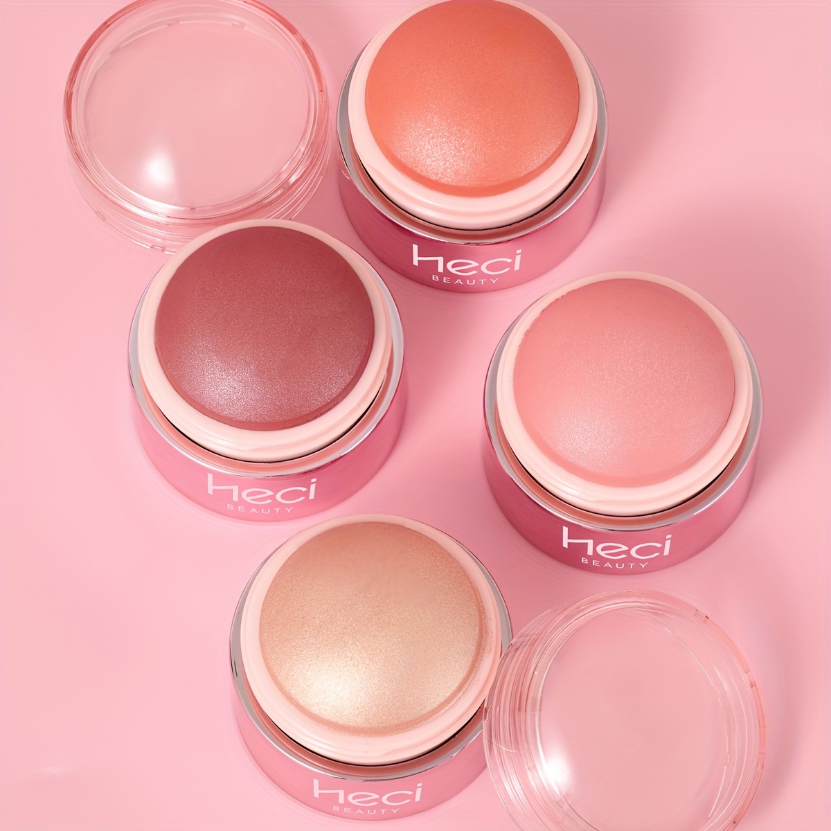 Heci Beauty Blush Cream - Waterproof, Glossy Finish For All Skin Tones ...