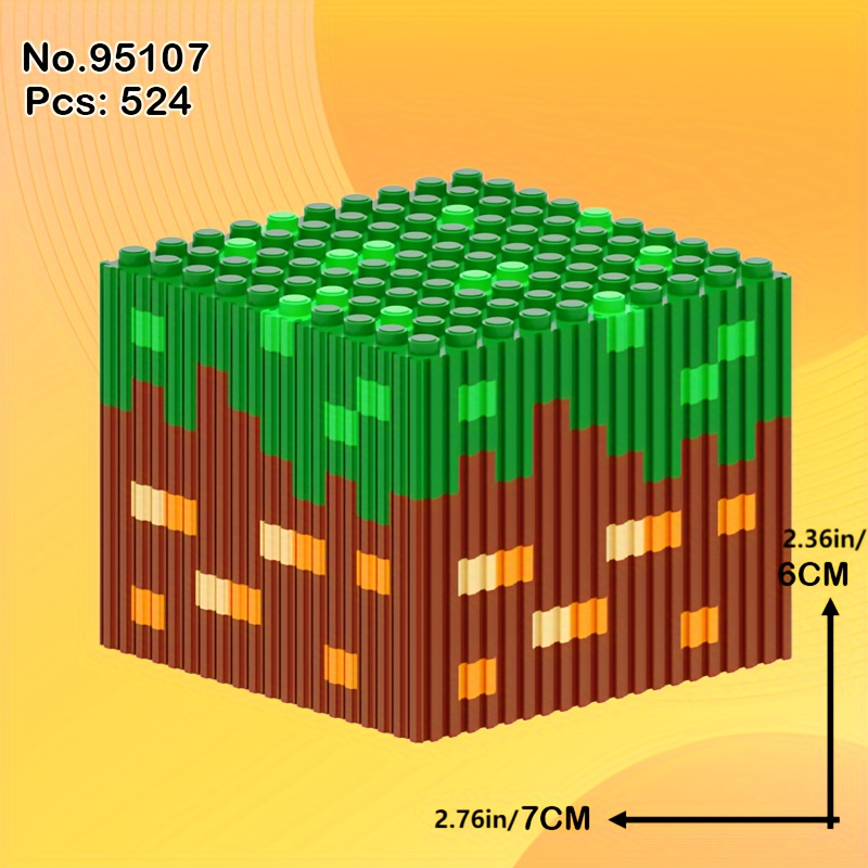 Diy Pixel Block Building Set Perfect Christmas - Temu