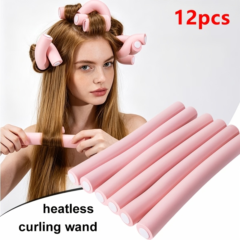heatless hair curlers sold on Temu United States
