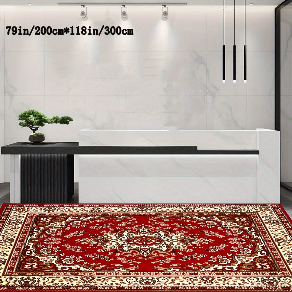 Luxurious Red Patterned Carpet. Perfect For Decorating , Courtyards ...