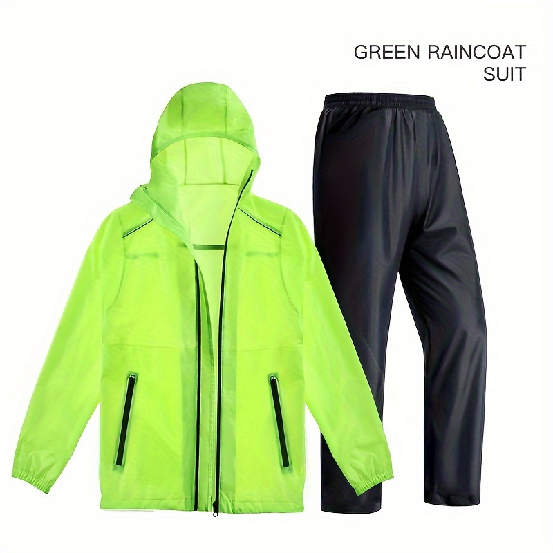 Summer Waterproof Raincoat Rain Pants Set Men Women - Temu Ireland