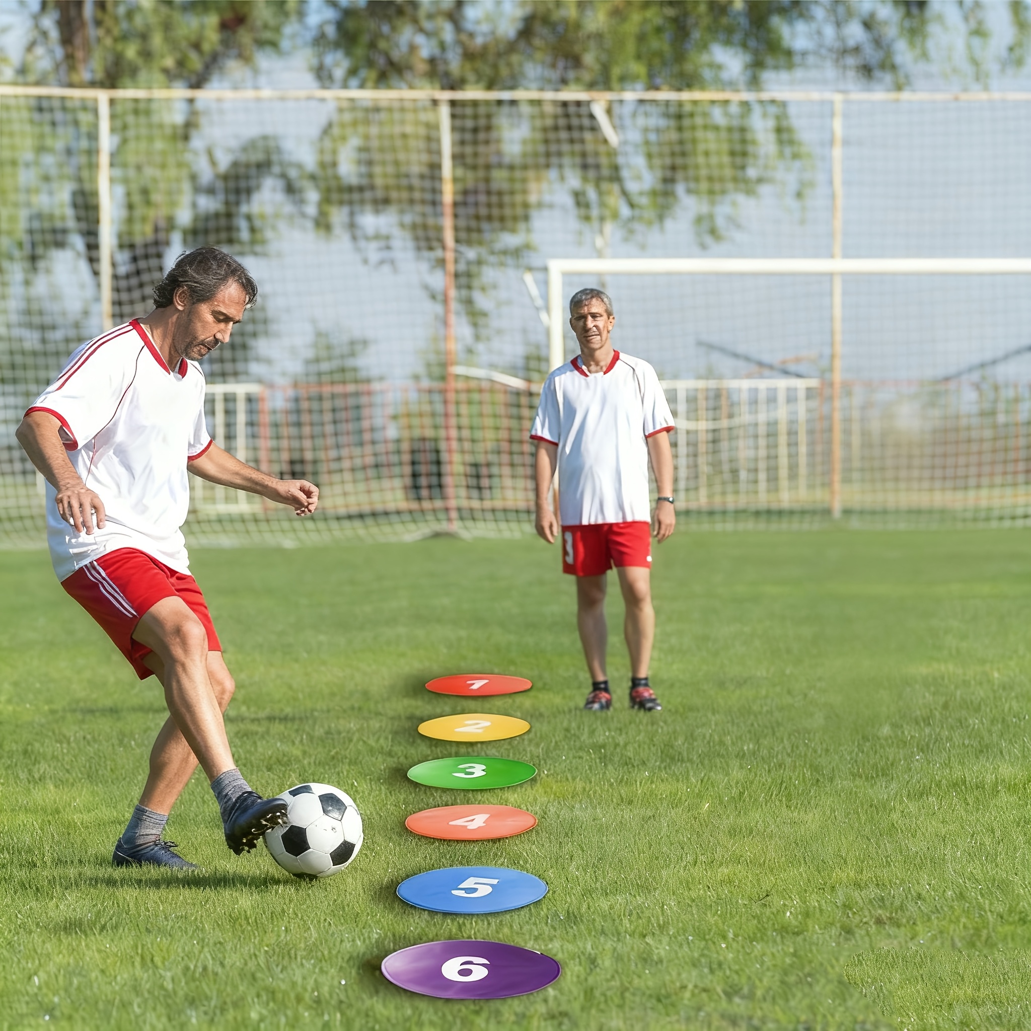 flat disc markers sold on Temu United States