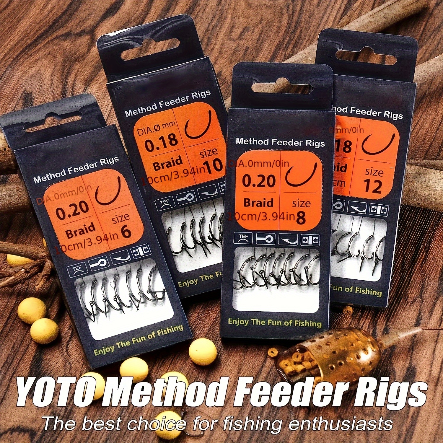 feeder fishing rigs for carp sold on Temu United States