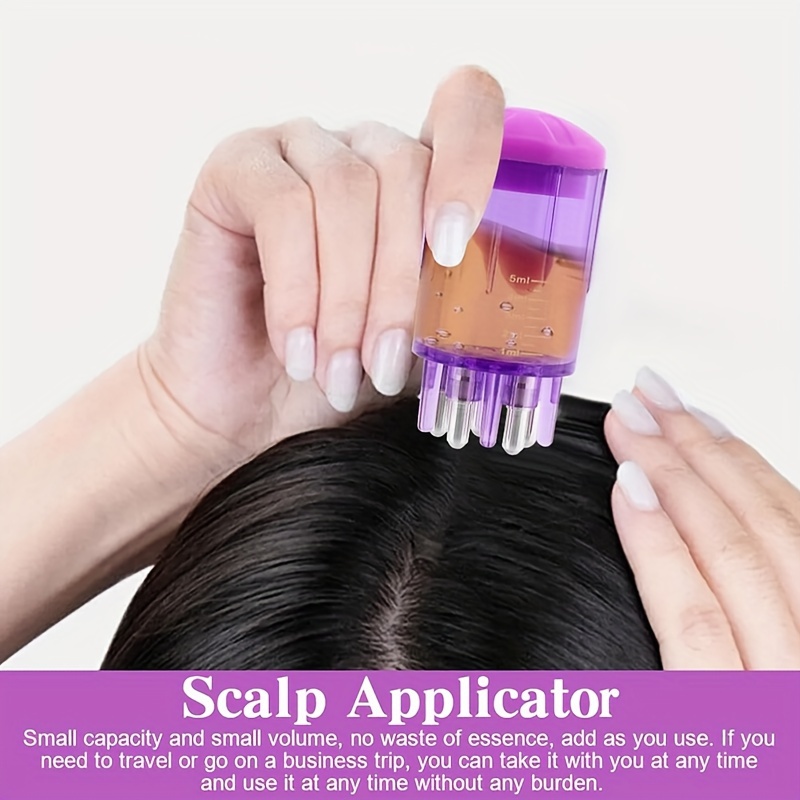 hair oil applicator and massager sold on Temu United States