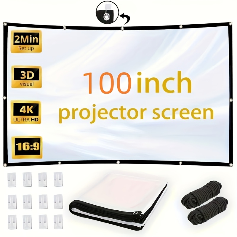 projector screen mini sold on Temu United States
