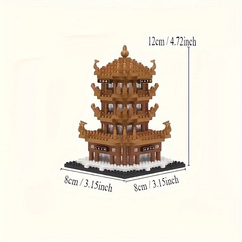 World Famous Micro Building Blocks Kit Educational Architecture Model For Ages 14 With Durable ...