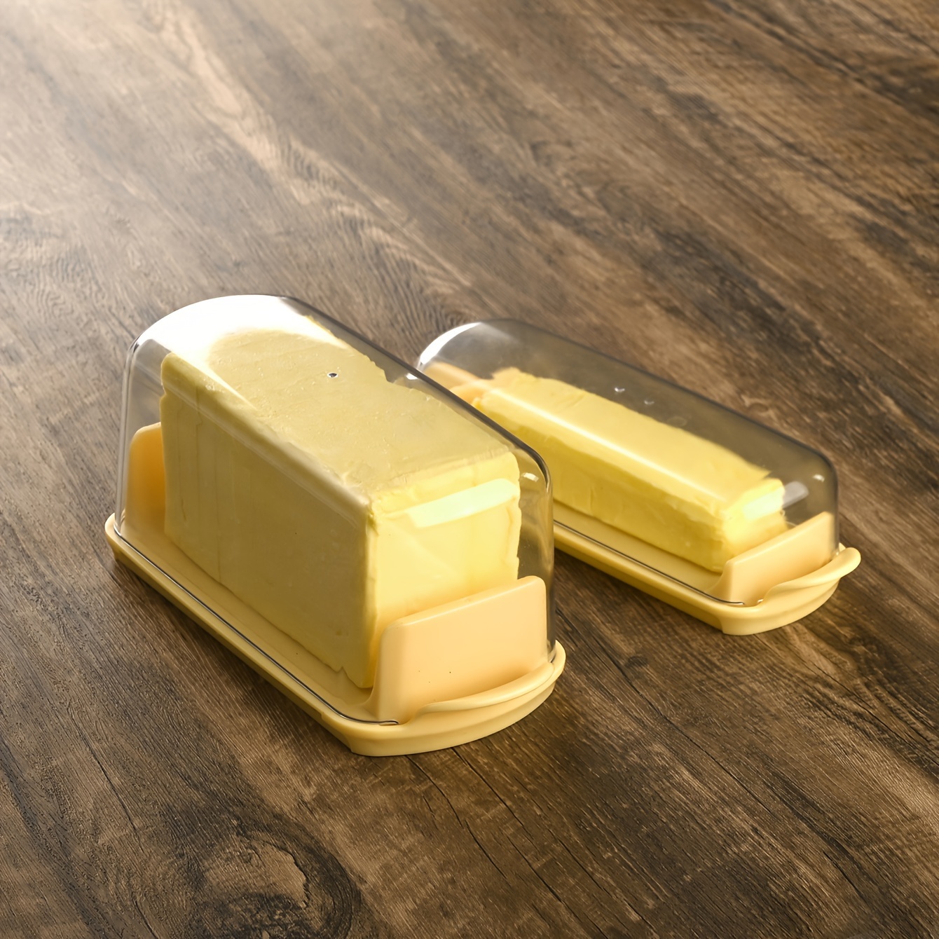 Butter Dishes Servers Butter Dish Transparent Lid Butter - Temu