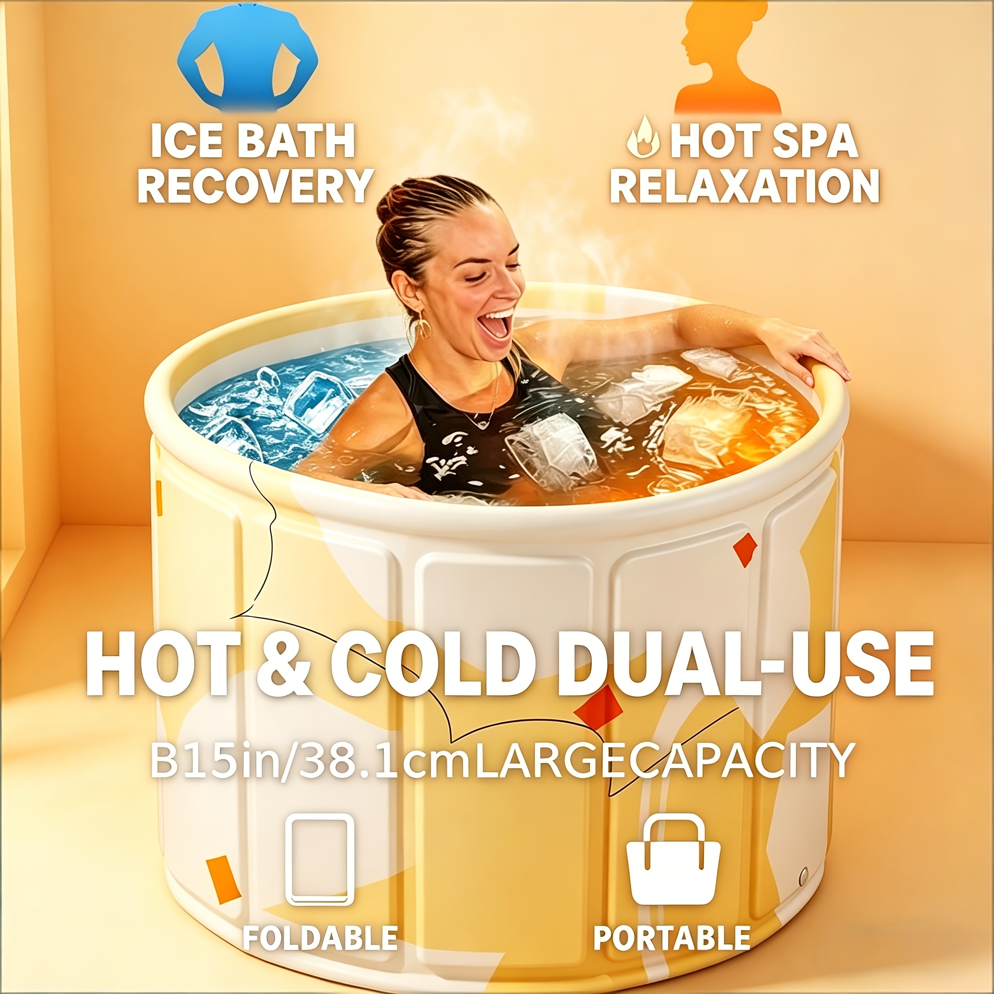 ice bath tub sold on Temu United States