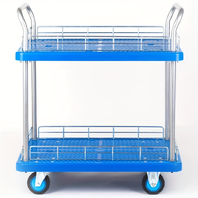 Heavy duty Garden Cart 4 Wheels Removable Mesh Sides Load - Temu