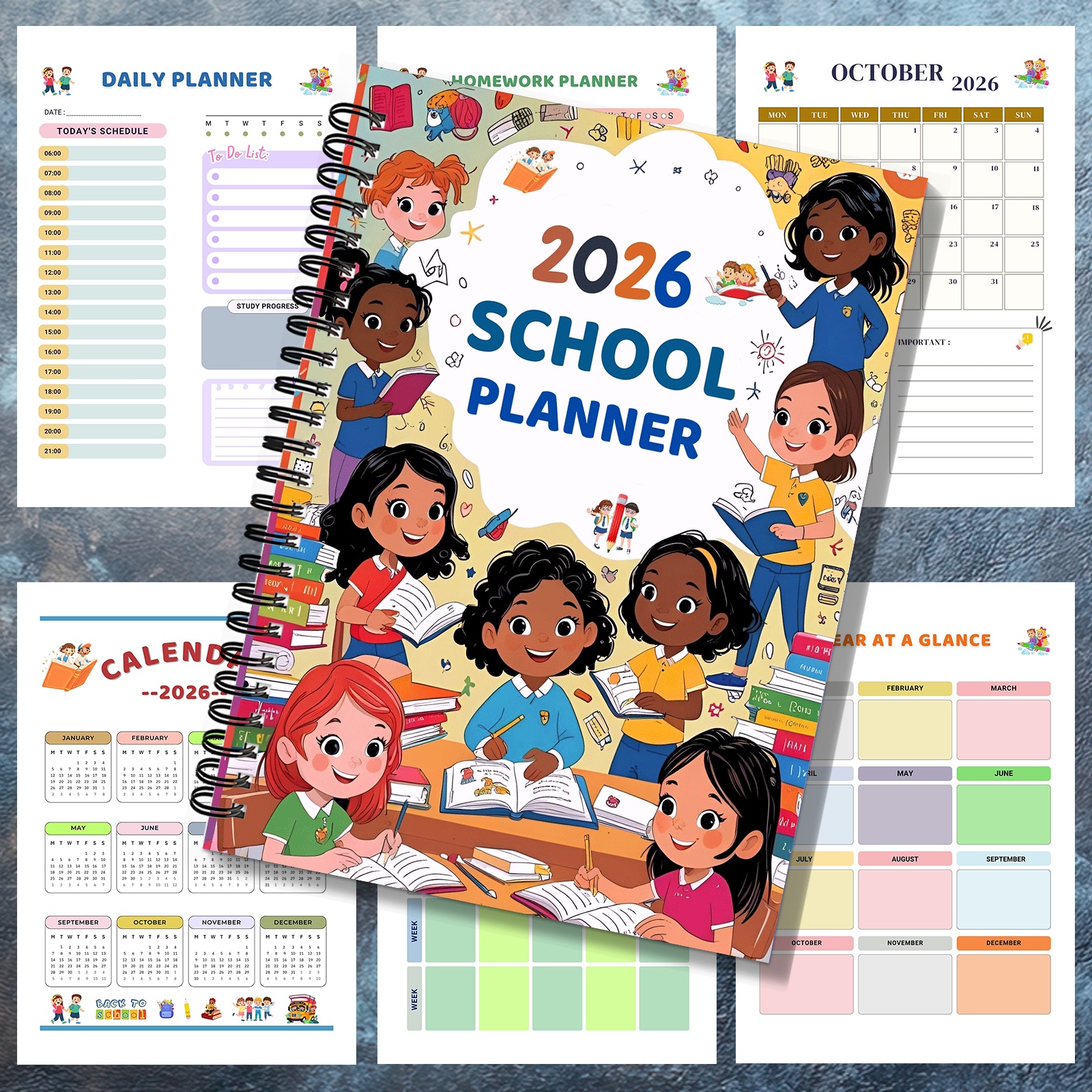 student planner sold on Temu United States