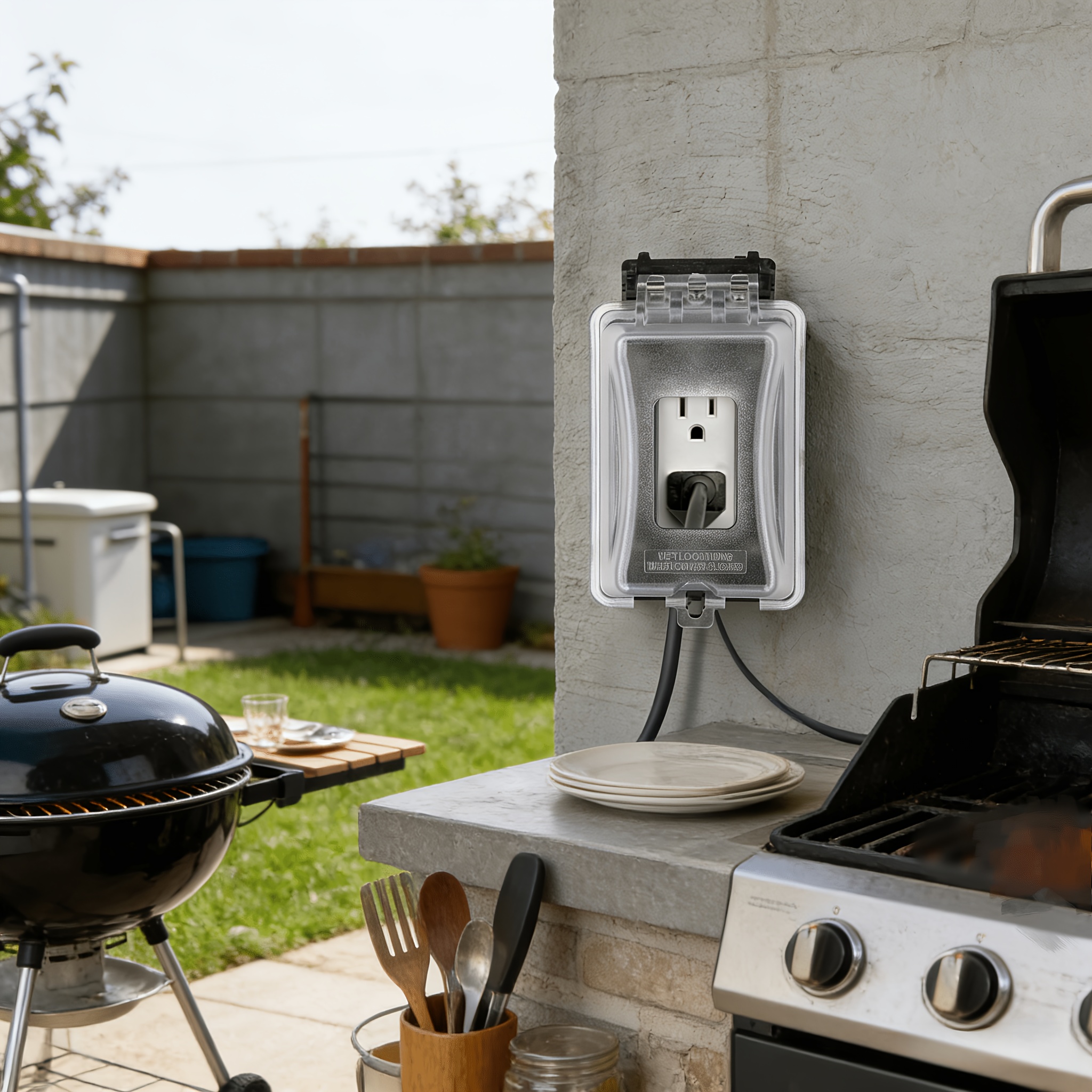 outdoor electrical box sold on Temu United States