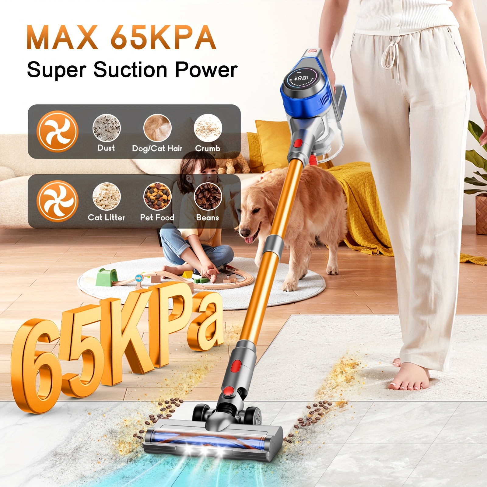 vacuum cleaner sold on Temu United States