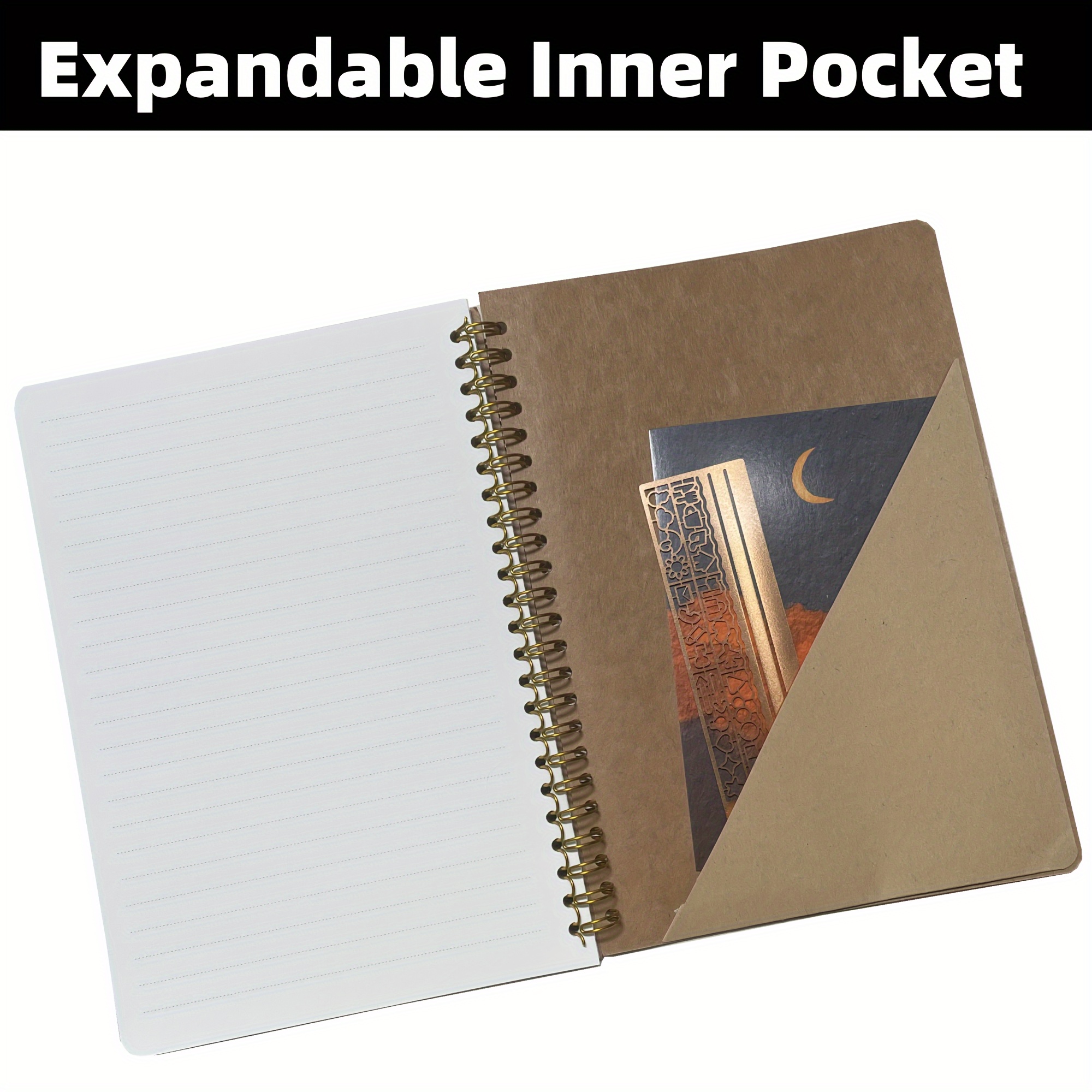 a5 size double spiral coil notebook horizontal line inner - Temu United ...