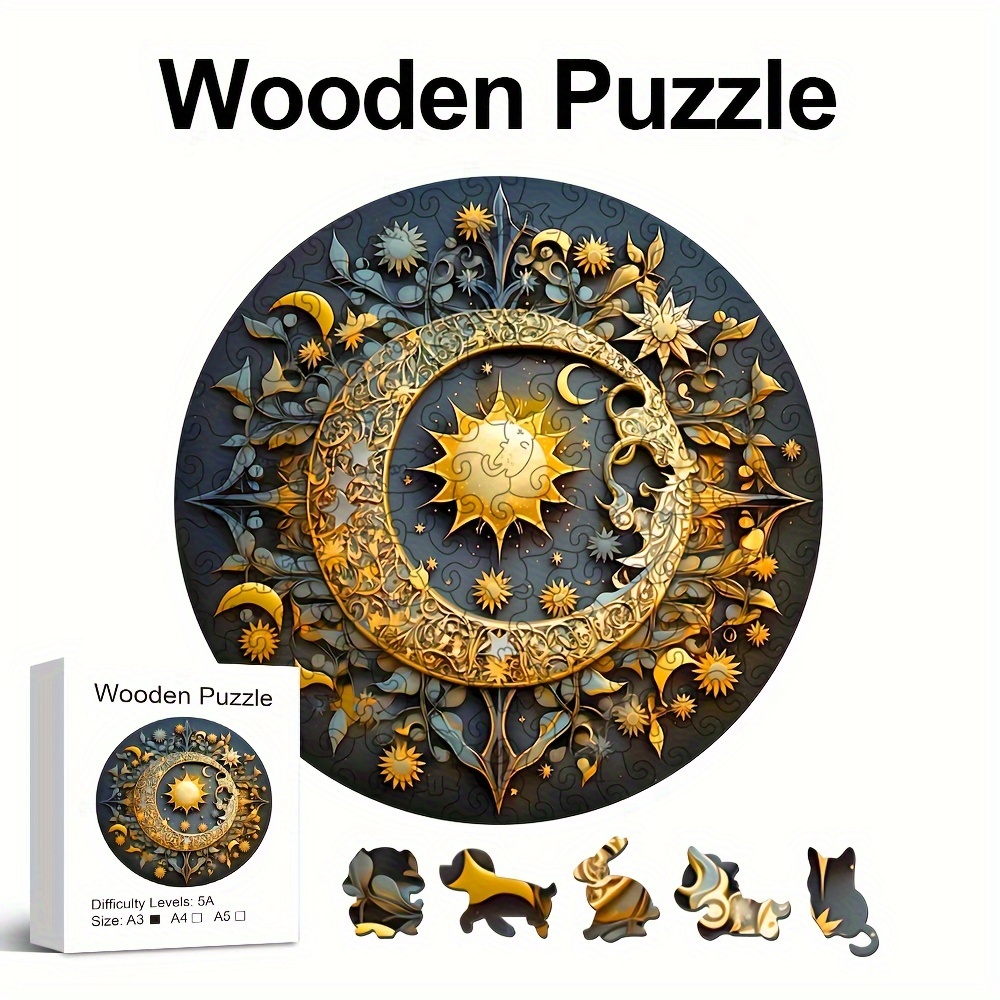 wood puzzles sold on Temu United States