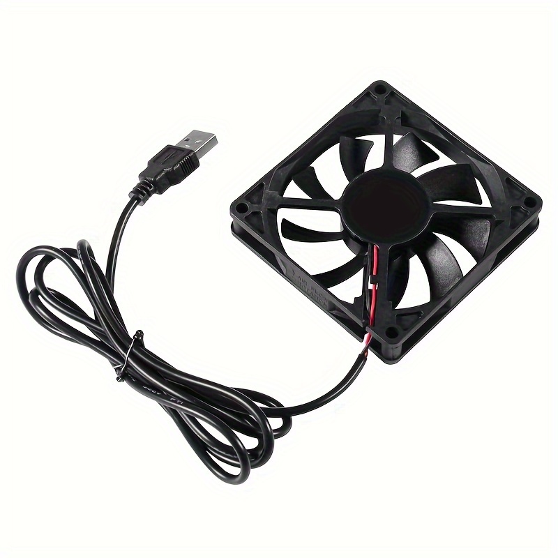 1 2 4pcs 8015 5v Usb Brushless Cooling Cooling Fan 3d Printer Pc Cpu ...