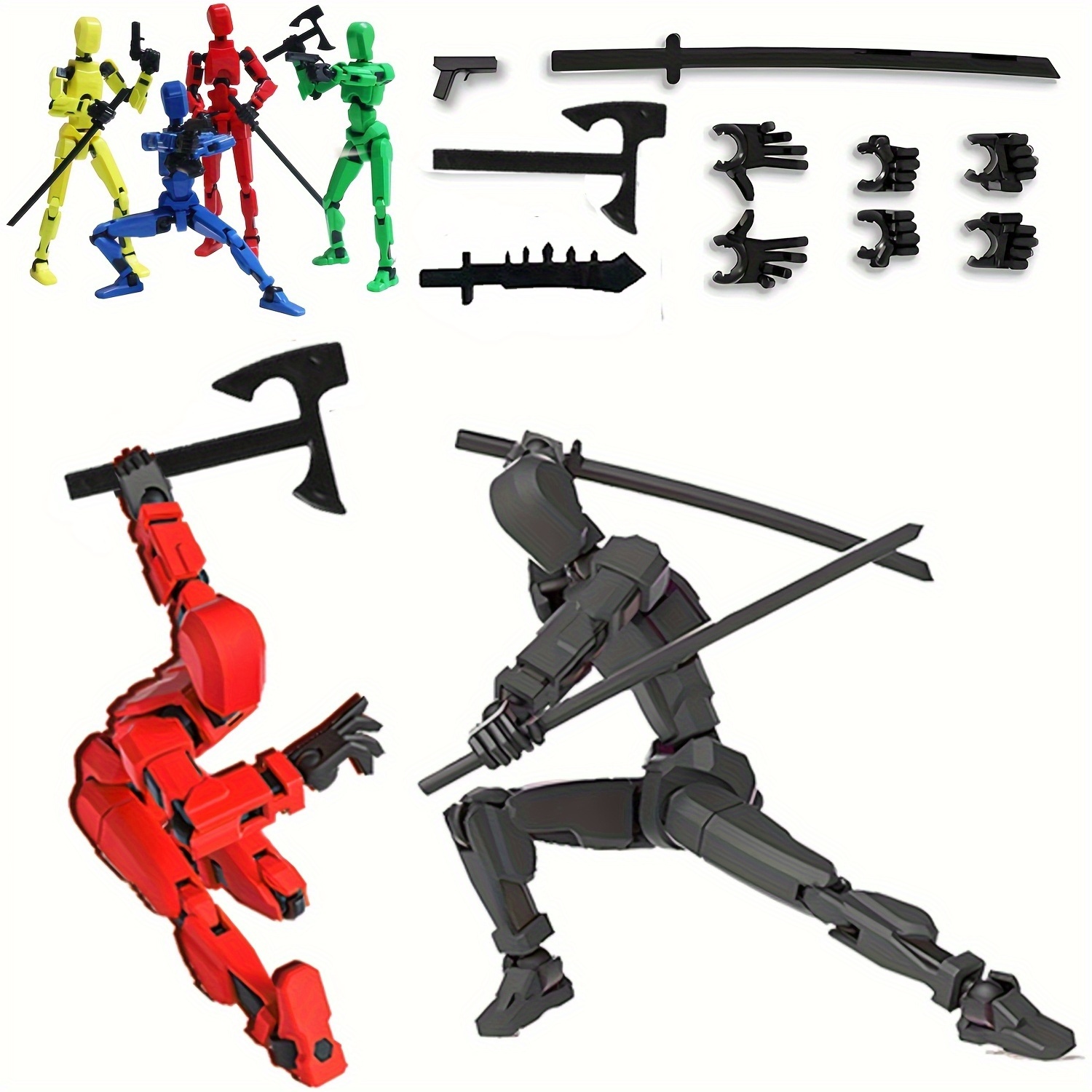 dummy 13 action figure sold on Temu United States