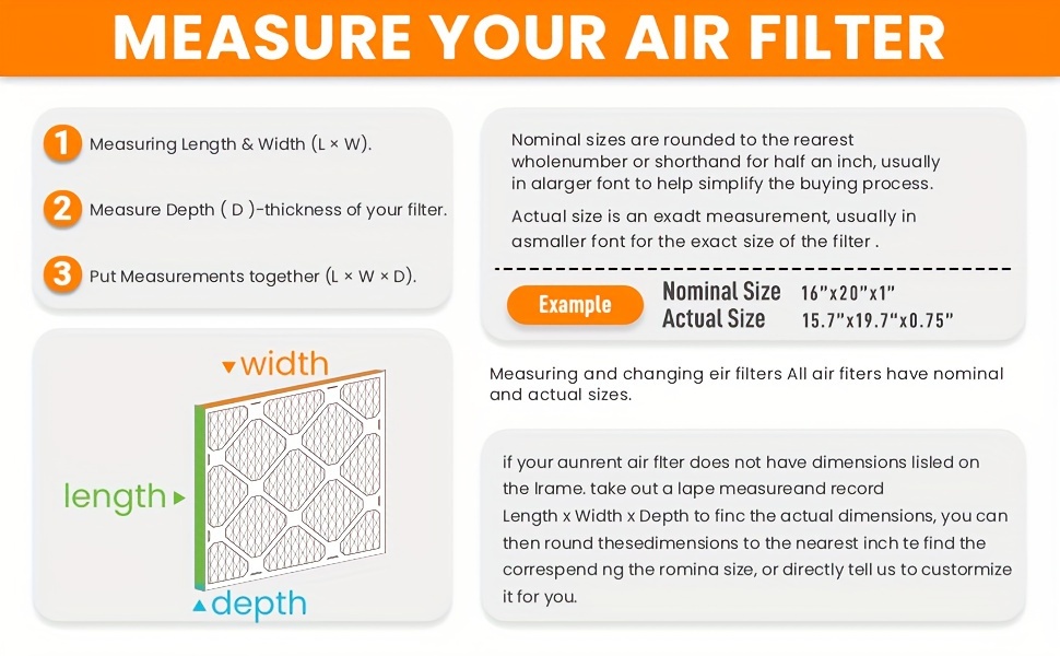 8/11/13 Air Filters Home High Efficiency No Power - Temu