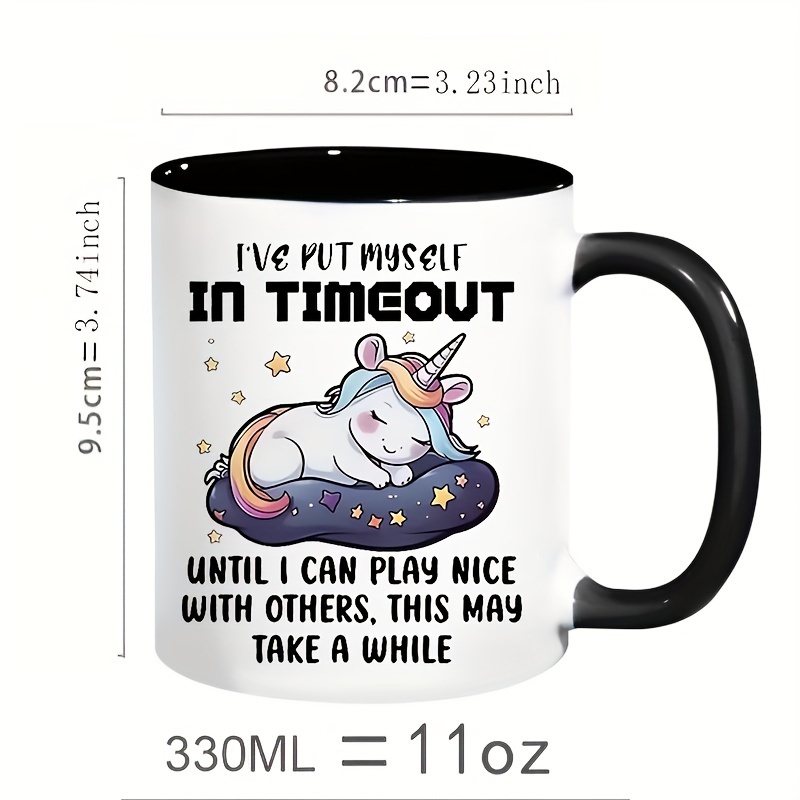 Ceramic Mug Funny Unicorn Pattern Coffee Mug Gift Mom Mother - Temu