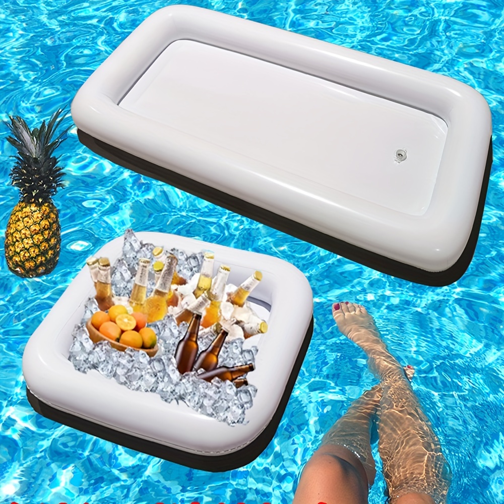 Inflatable Pvc Beverage Fruit Tray Beer Table - Temu