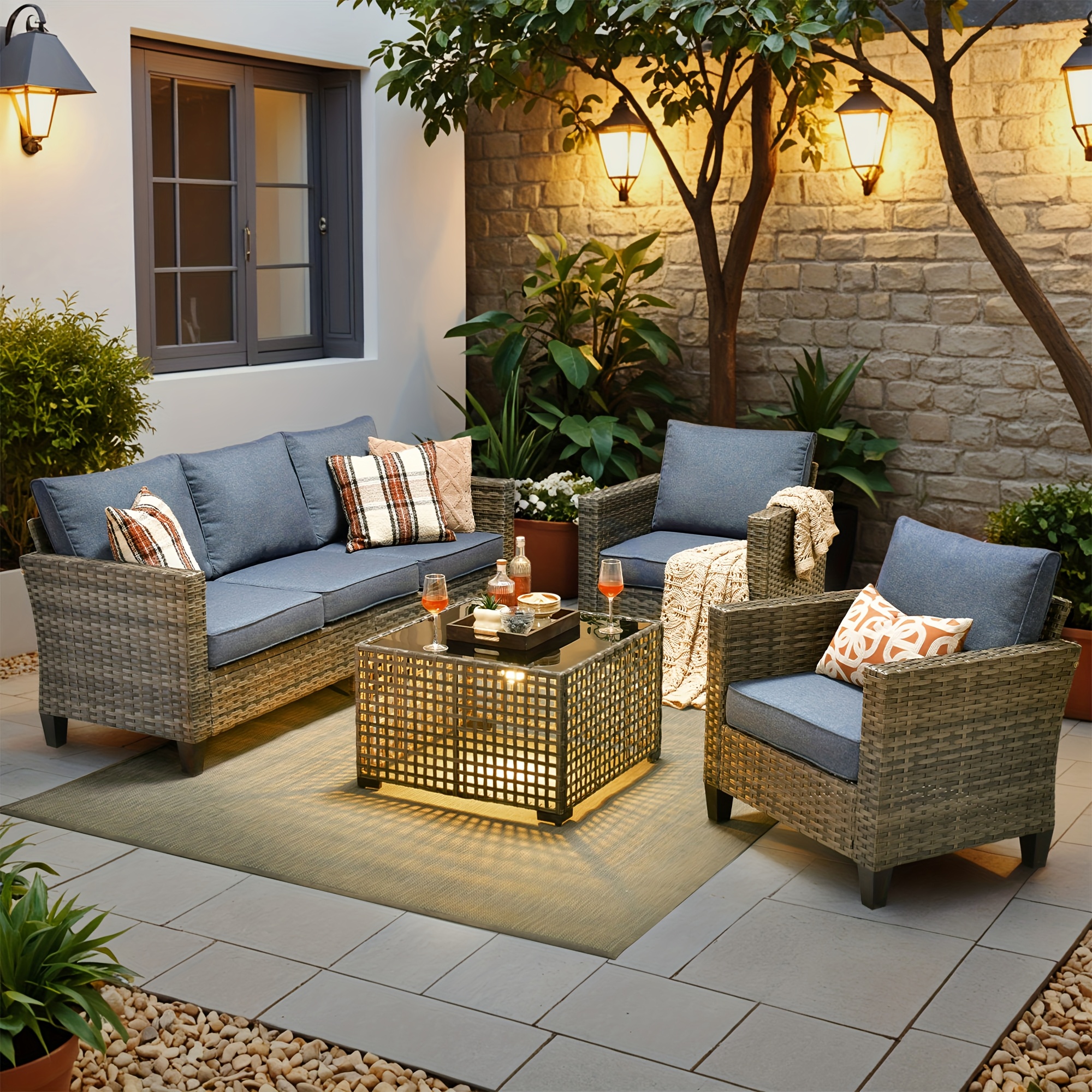 patio sets sold on Temu United States