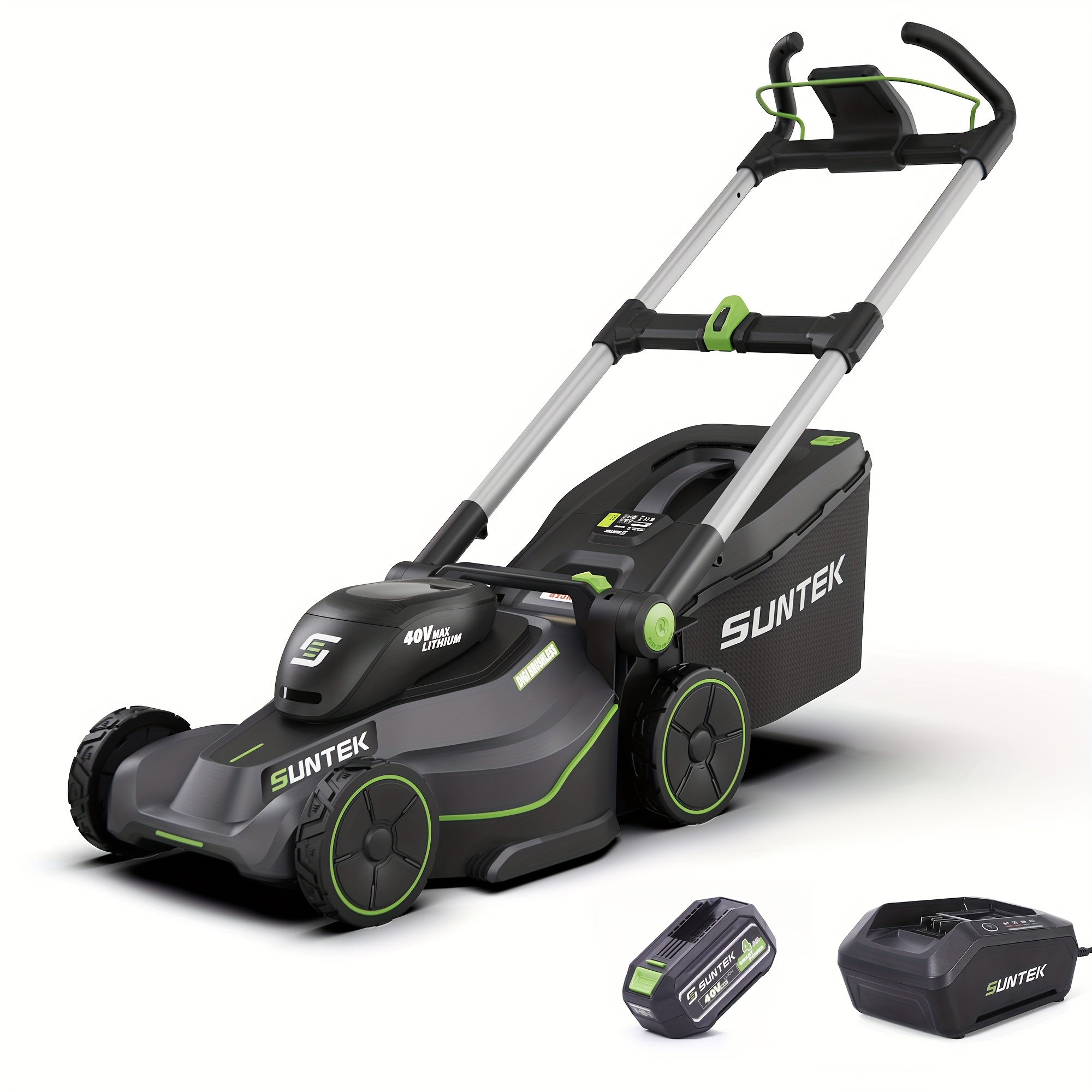 40v Cordless Electric Lawn Mower Digi brushless Walk - Temu
