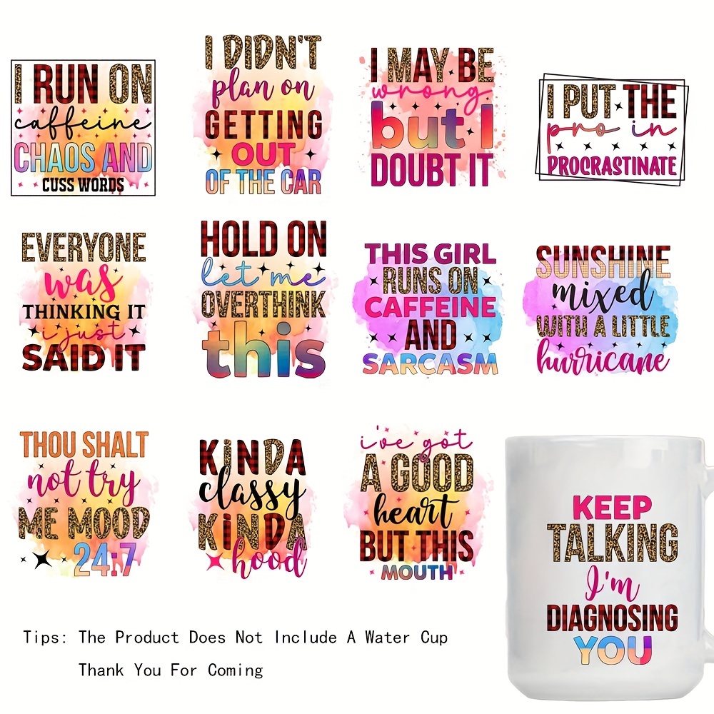 Sea Pattern Uv Dtf Cup s - Temu