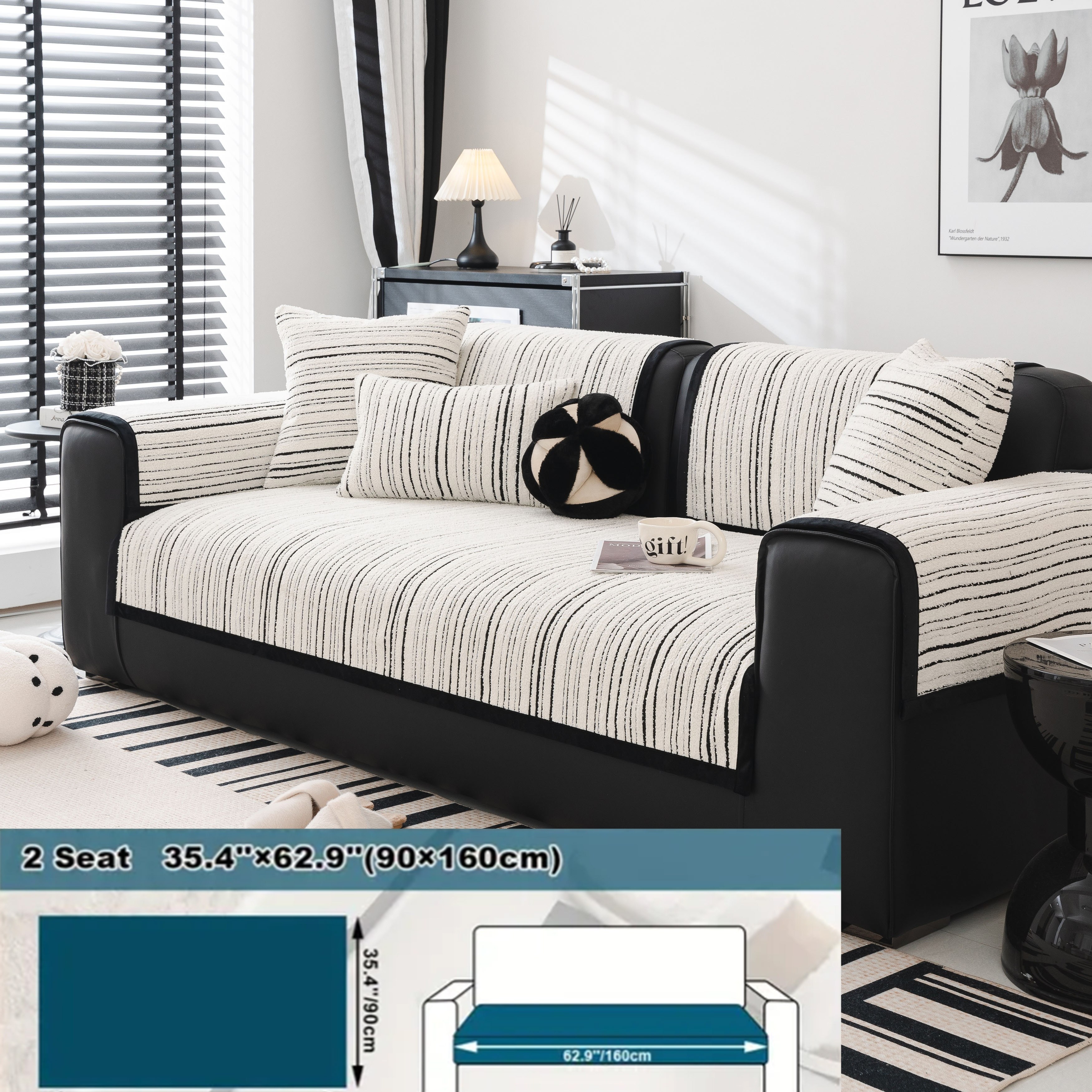 Chenille Sofa Cover Four Seasons Universal Non slip Anti cat - Temu New ...