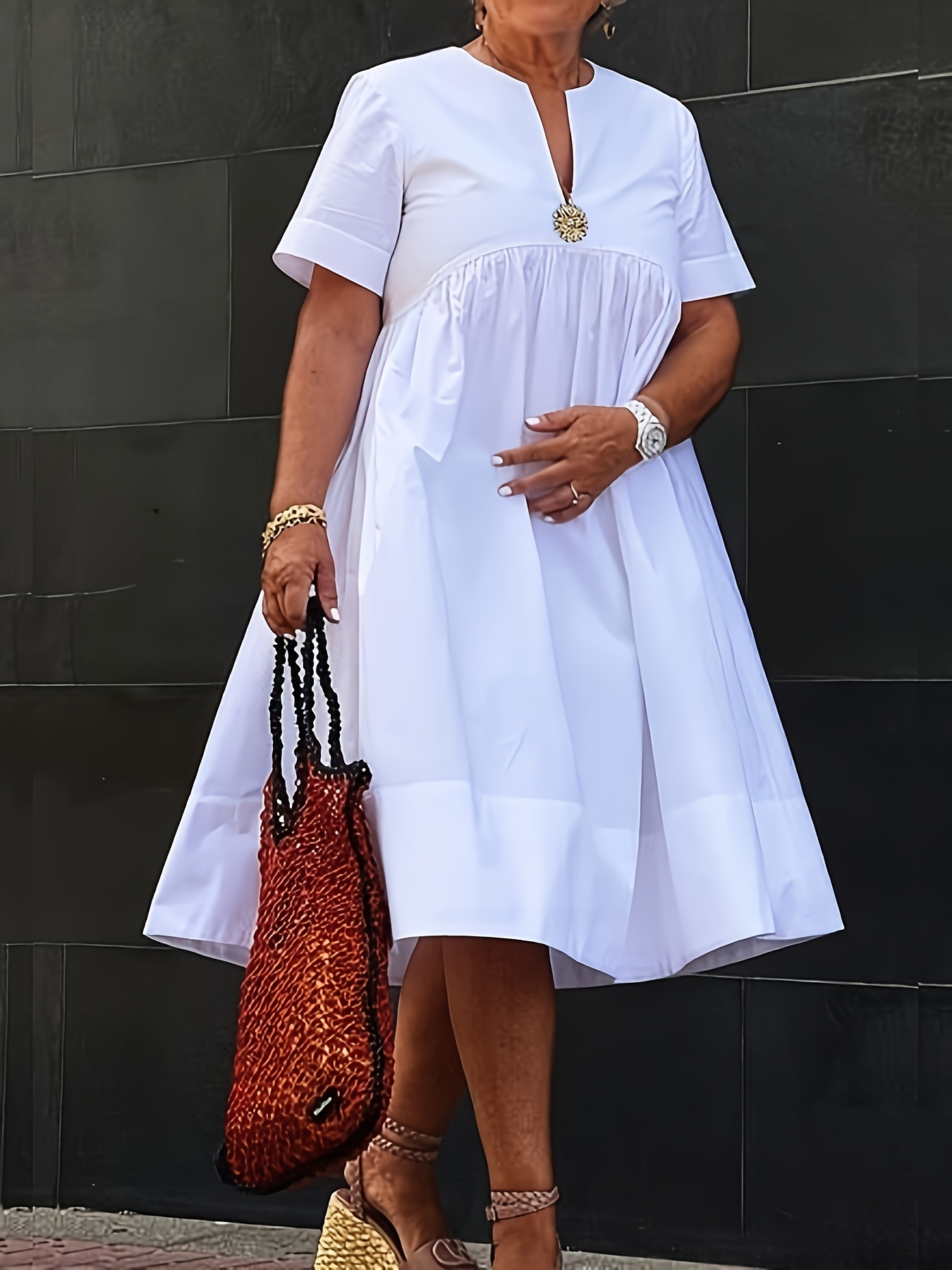 white dresses for women sold on Temu United States