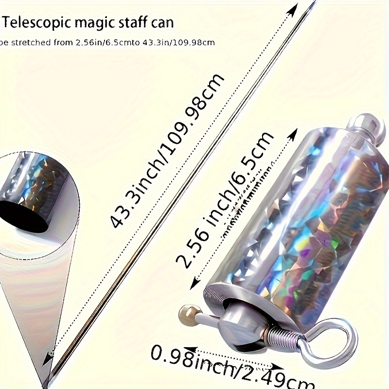 Extendable Staff Plastic Folding Wand Stage - Temu