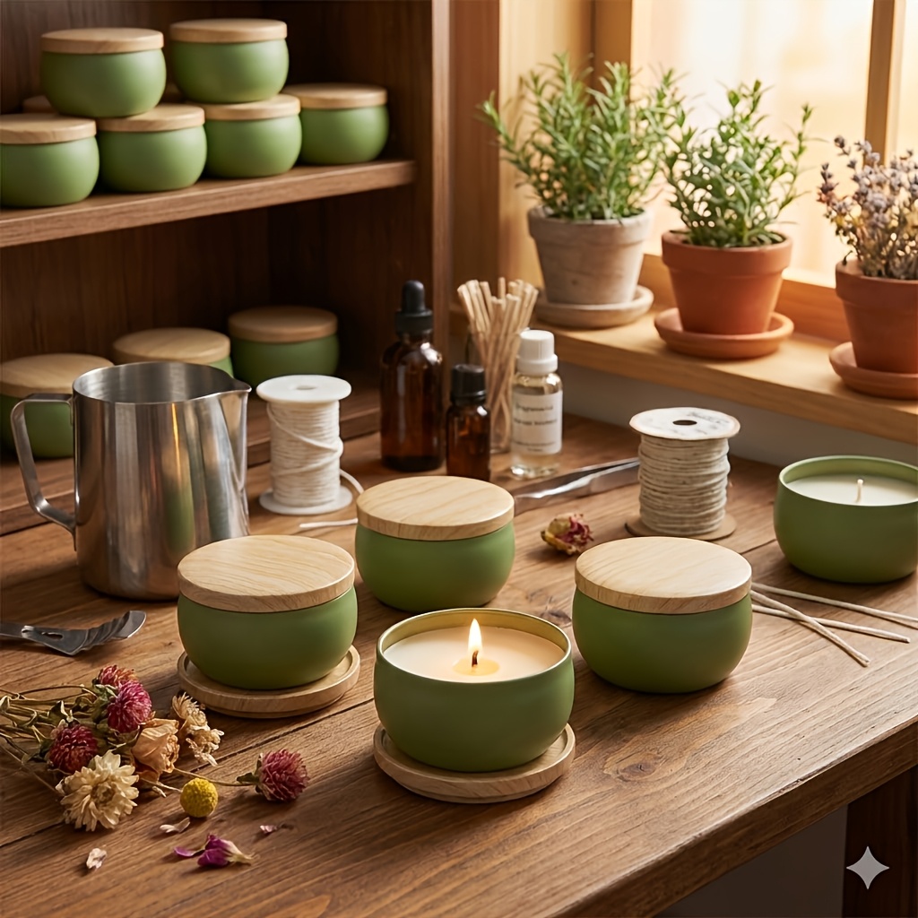 ceramic candle jars sold on Temu United States