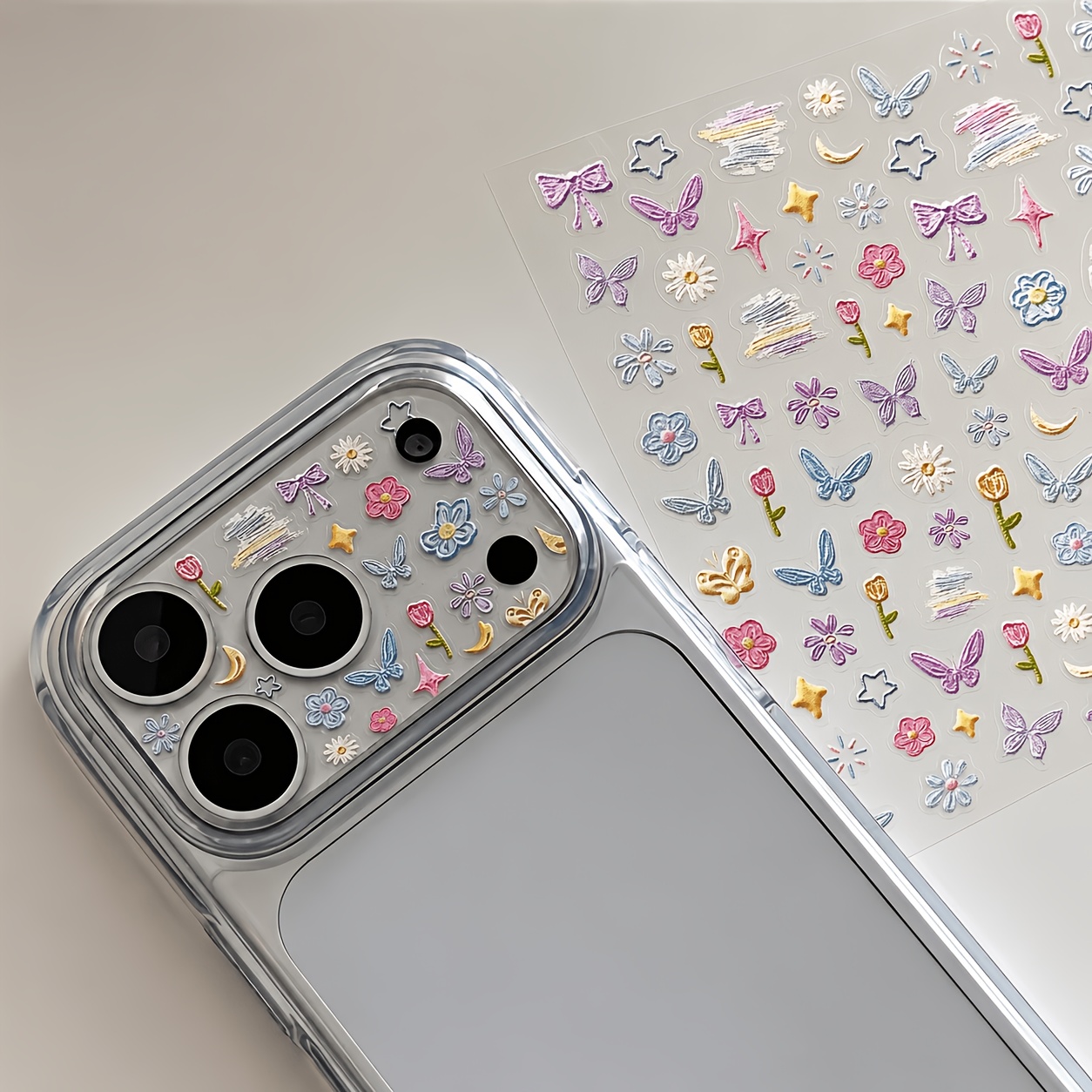 stickers for phone sold on Temu United States