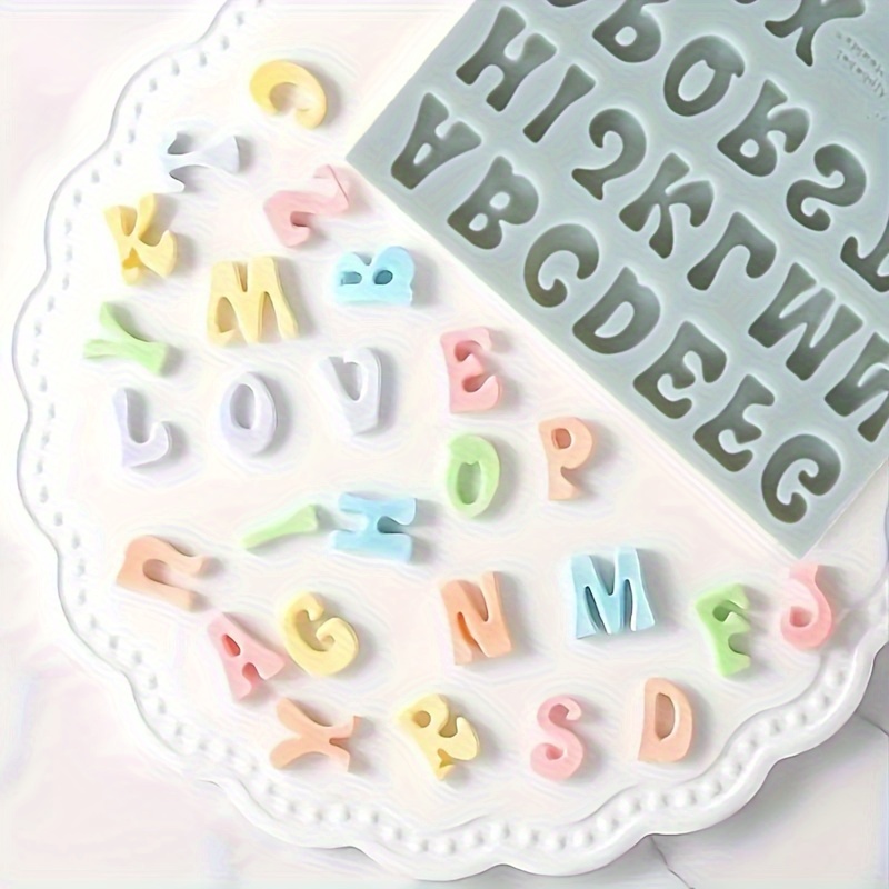 Molde Silicona Colgante Letra Alfabeto 3d Mini Letras - Temu Peru