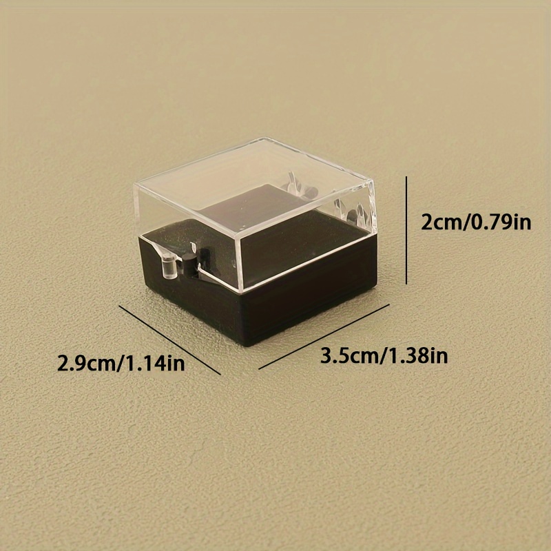 Miniature Dollhouse Transparent Accessories Storage Box Set - Temu Canada