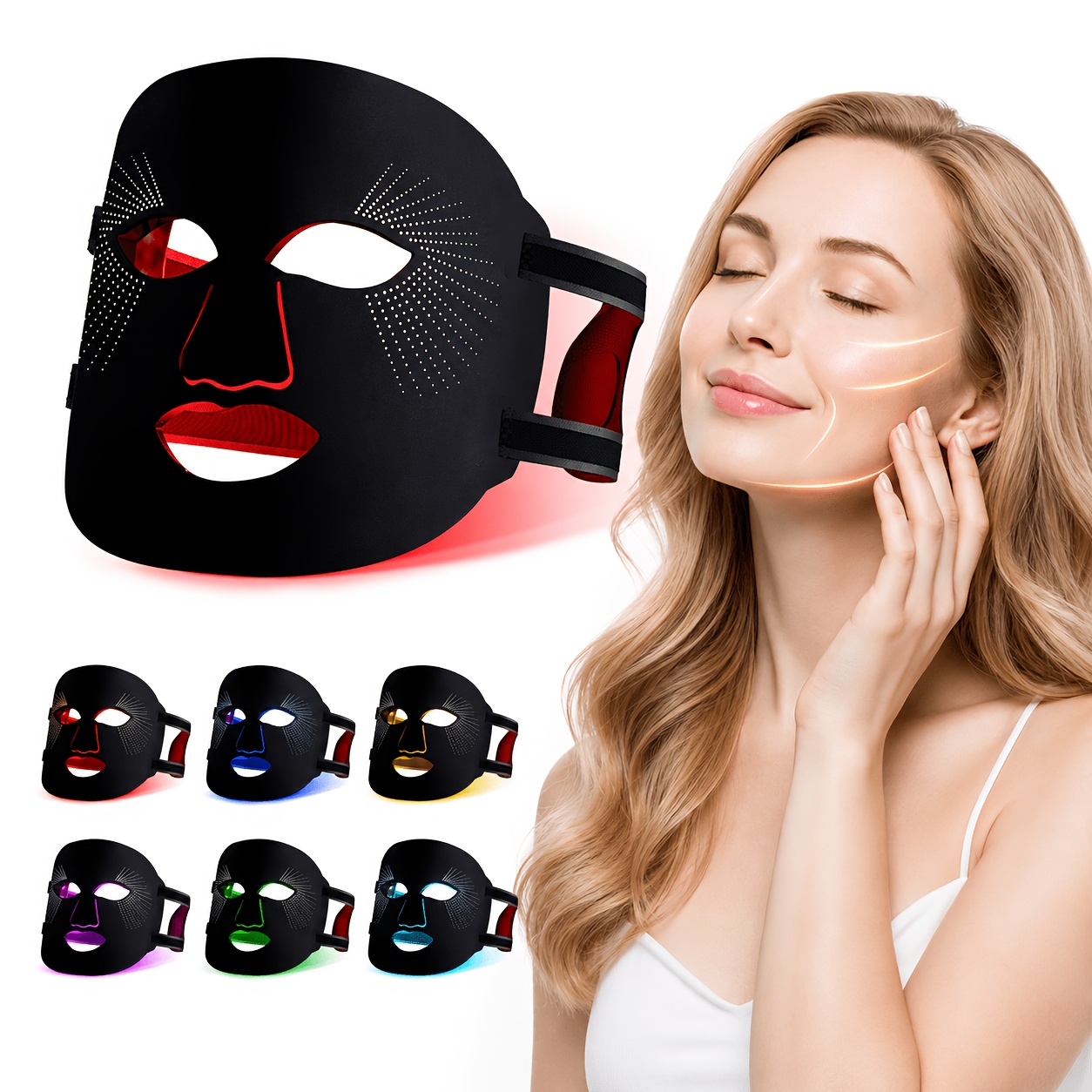 face led mask sold on Temu United States