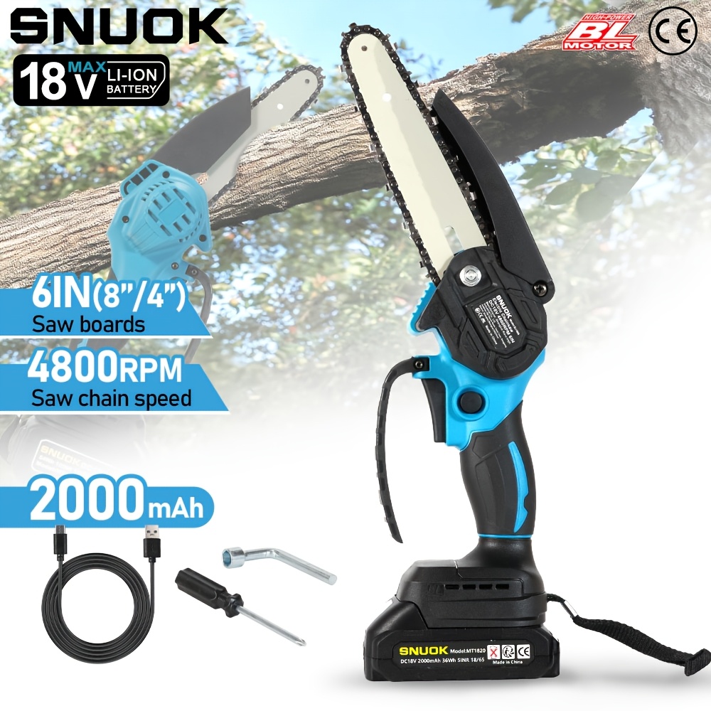battery chain saws sold on Temu Canada