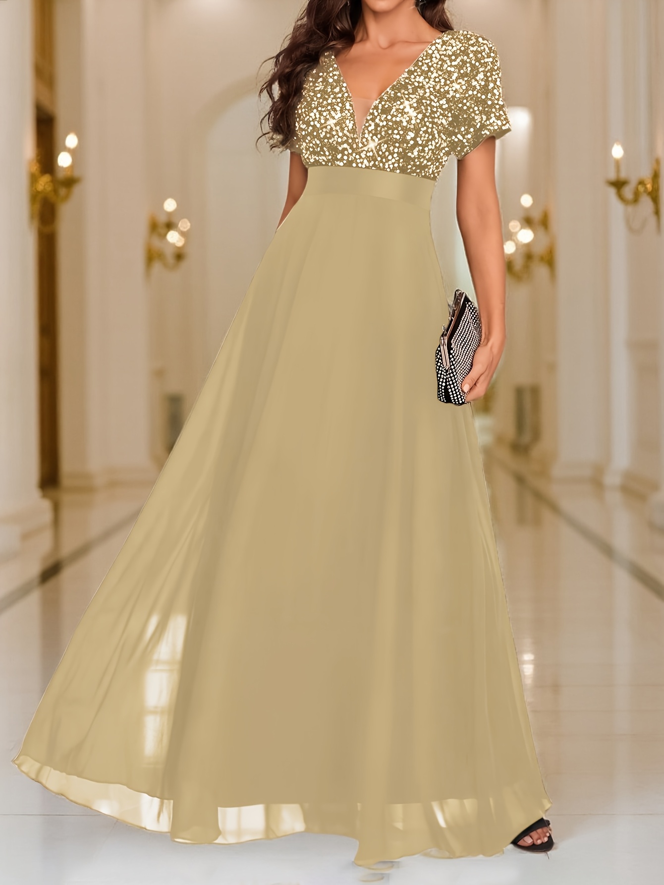 formal dresses sold on Temu United States