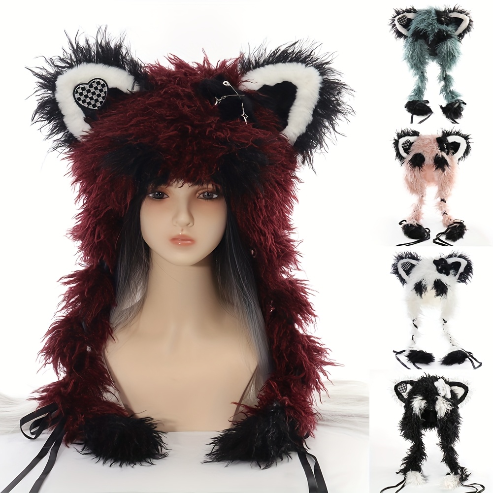 hats with braids sold on Temu United States