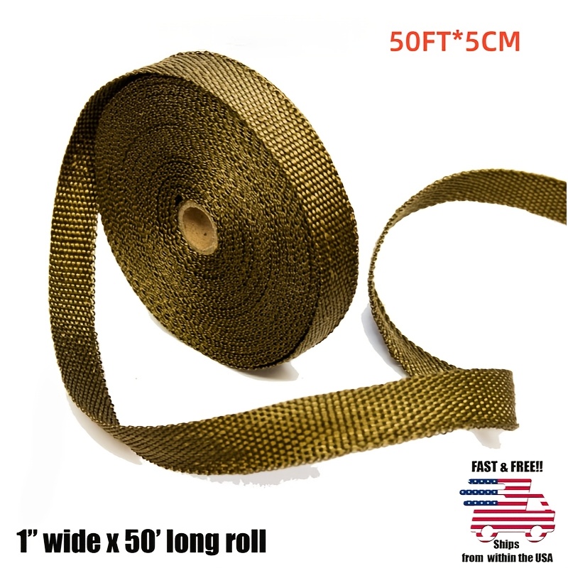exhaust wrap sold on Temu United States