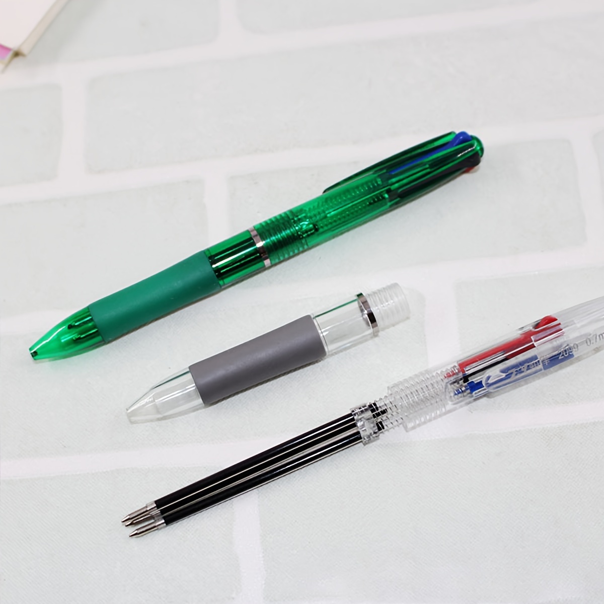 4-piece Multi-color Retractable Ballpoint Pens - Smooth Writing 1.0mm ...